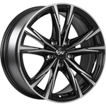 Gloss Black - Machined Face alloy by DAI WHEELS (18x8.0 42.0 mm)