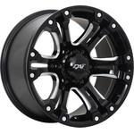 Gloss Black - Milled Edge alloy by DAI WHEELS (18x9.0 20.0 mm)