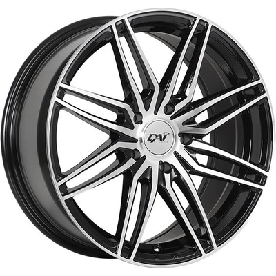 Gloss Black - Machined Face alloy by DAI WHEELS (17x7.5 42.0 mm)