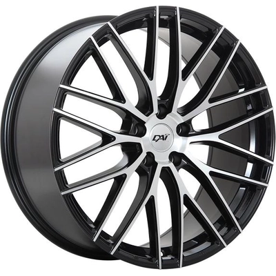 Gloss Black - Machined Face alloy by DAI WHEELS (17x7.0 45.0 mm)