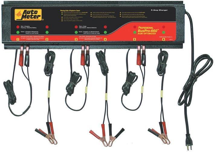 Optimized Multi Battery Charging Station - BUSPRO-660 by AUTO METER on ...