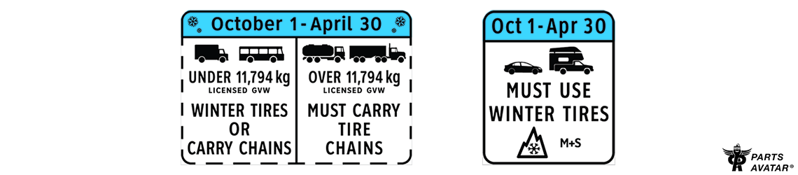Winter Tires Laws Across Canada | PartsAvatar